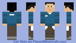 My male 07 from hl2 Minecraft Skin