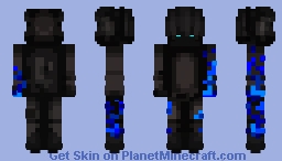 shadow blue Minecraft Skin