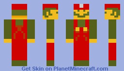 Classic Mario Minecraft Skin