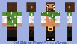 Clint Eastwood Poncho Minecraft Skin
