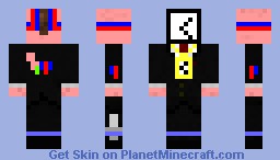 clockman halloween contest Minecraft Skin