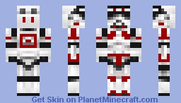 Mr. Clone Trooper Red Minecraft Skin