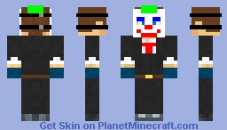 Clown Bank Robber Minecraft Skin