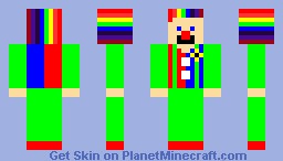 clown steve Minecraft Skin
