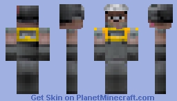 Coal Miner Minecraft Skin
