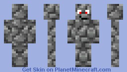 Cobblestone skin Minecraft Skin
