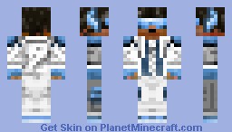 blue dj Minecraft Skin