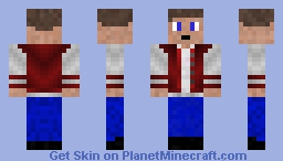 Collage Teen | AJ Head Minecraft Skin