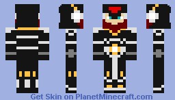 Megaman-exe / Rockman-exe: Colonel Skin (Without Cloak) Minecraft Skin