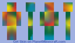 COLORFUL MAN Minecraft Skin