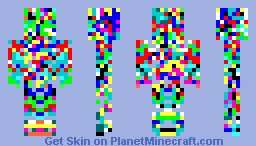 Colorfull Man Minecraft Skin