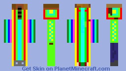 Colorfull Man Minecraft Skin