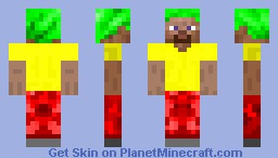 Colorful Steve Minecraft Skin