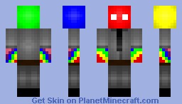 Man of many colors Minecraft Skin
