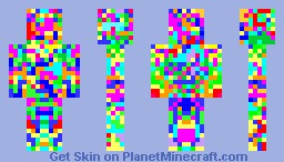 Pixelated Color Mix Minecraft Skin