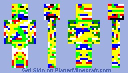 Random Colors Minecraft Skin