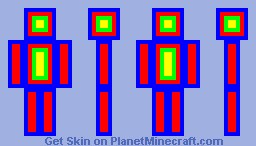 colourful thing Minecraft Skin
