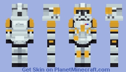 Clone Commander Wolffe Faze 2 (CC-3636) Minecraft Skin