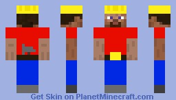 construction man Minecraft Skin