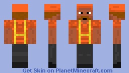 Construction Worker Minecraft Skin