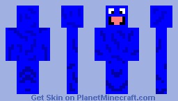 cookie monster Minecraft Skin
