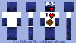 Cookie Monster Minecraft Skin