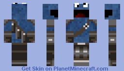 cookie monster hunter Minecraft Skin