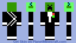 Cool Creeper Minecraft Skin