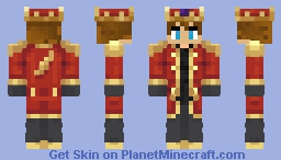 Cool Crown Guy Minecraft Skin