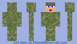 Ghillie Suit Minecraft Skin