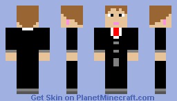 Guy in a Suit Minecraft Skin