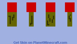 redstone man Minecraft Skin