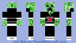 Cool Creeper Minecraft Skin