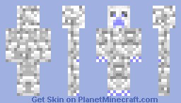Snowy Creeper Minecraft Skin