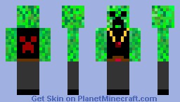 cool creeper Minecraft Skin