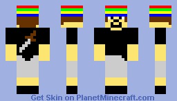 guy with rainbow beanie! Minecraft Skin