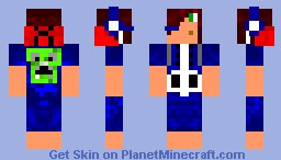 Cool guy with headset Minecraft Skin