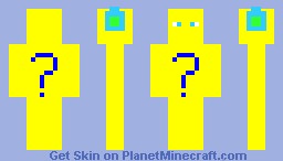 cool question mark with headset Minecraft Skin