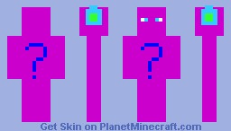 cool question mark with headset Minecraft Skin