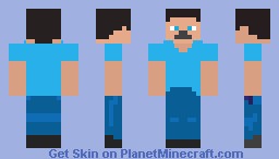 Modern Steve Minecraft Skin