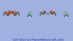 Copper Cape Armlets (Alex) Minecraft Skin
