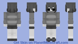 Core Frisk Minecraft Skin