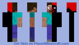 Corrupted Steve Minecraft Skin