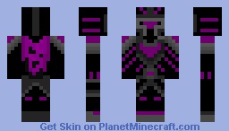 Corrupted Dark Knight Minecraft Skin