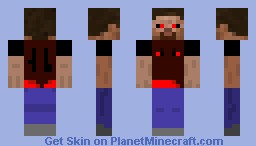 Corrupt Steve Minecraft Skin