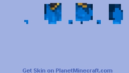 blue cape Minecraft Skin