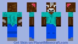 Steve as a cow! Minecraft Skin