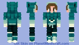 Krtzy - Cyan Coyotes Minecraft Skin