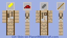 Crafting table human Minecraft Skin