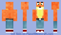 Crash Bandicoot [Contest Skin] Minecraft Skin